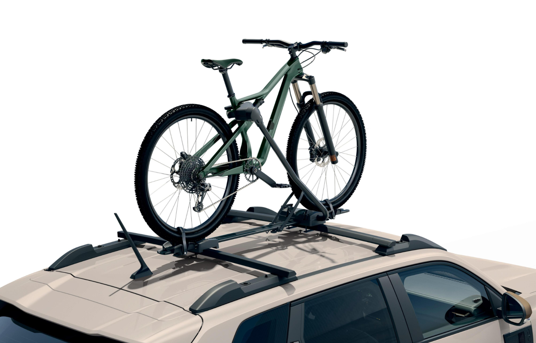 Dacia Original - Bike support with mounting on roof bars / modular lon ...