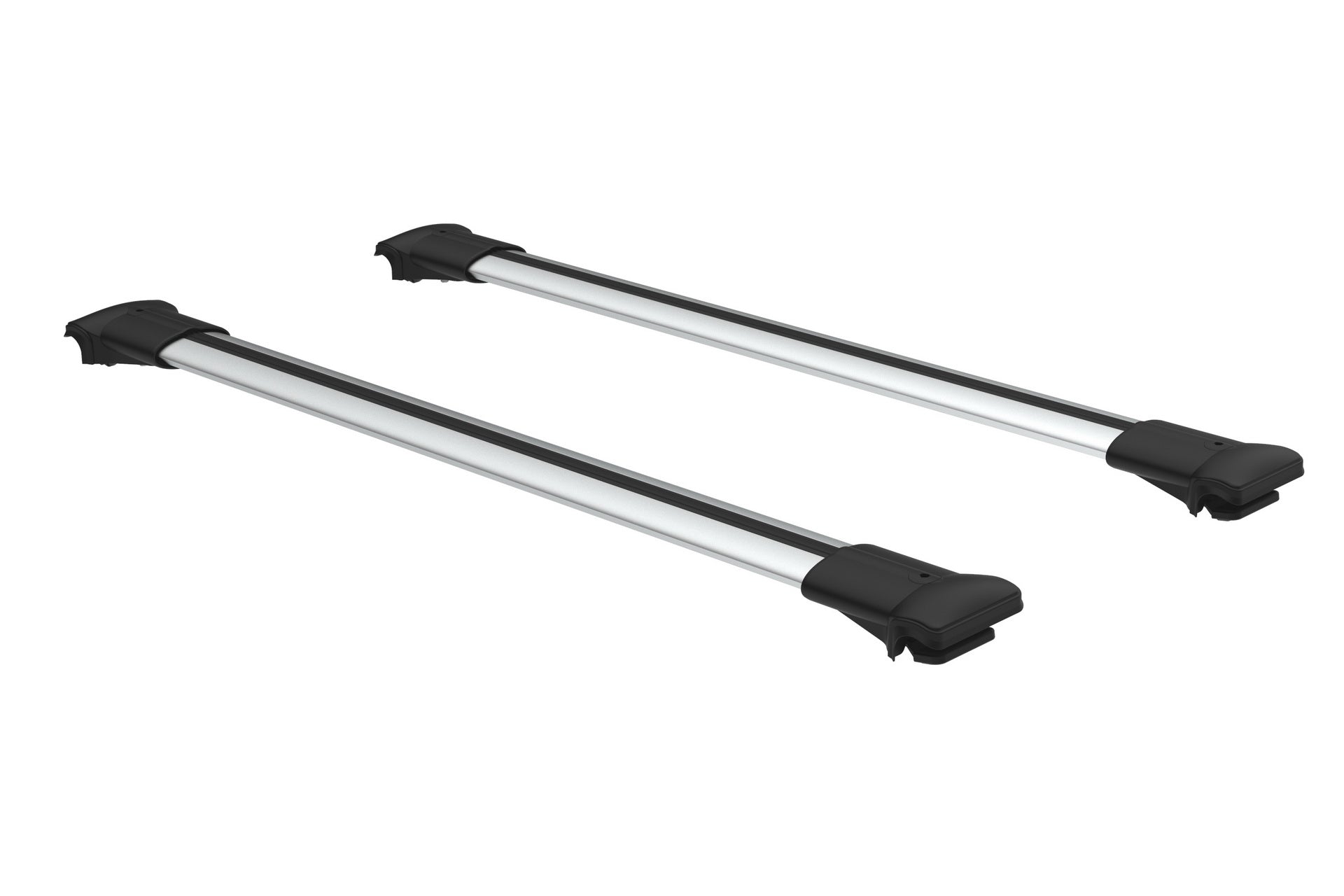 Roof rack cross bars Turtle Air-v9, silver color, dedicated for MITSUB ...